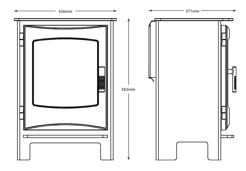 FLARE Ignite 5 Gas Stove | Flames.co.uk