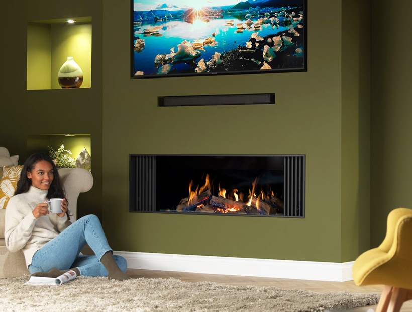 Gas Fires for Media Walls! | Flames.co.uk