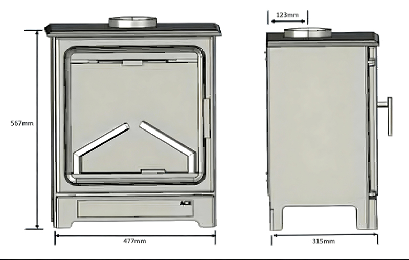 ACR Kelowna Gas Stove | Flames.co.uk