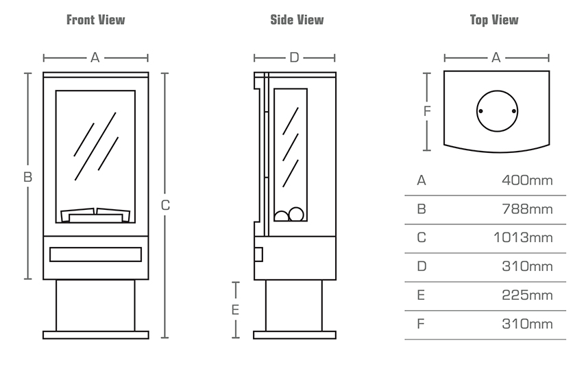 British Fires Bramshaw Electric Stove | Flames.co.uk