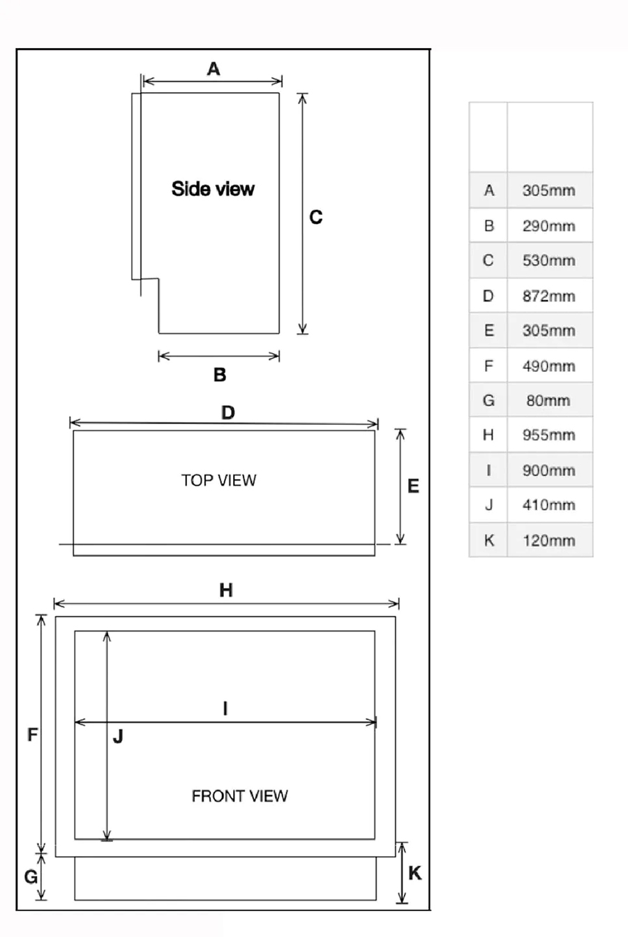 Crystal Fires Connelly Collection Denver Convector Gas Fire | Flames.co.uk