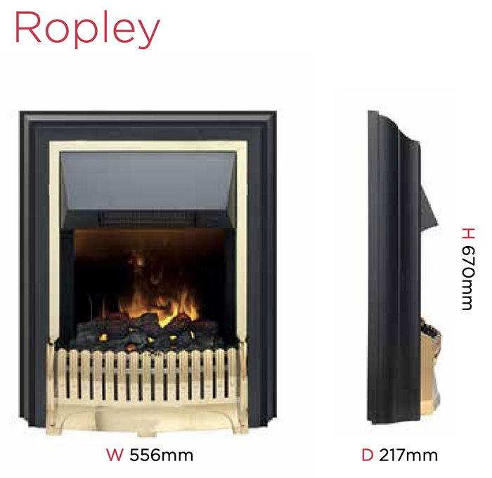 Dimplex Ropley Optimyst Freestanding Electric Fire | Flames.co.uk