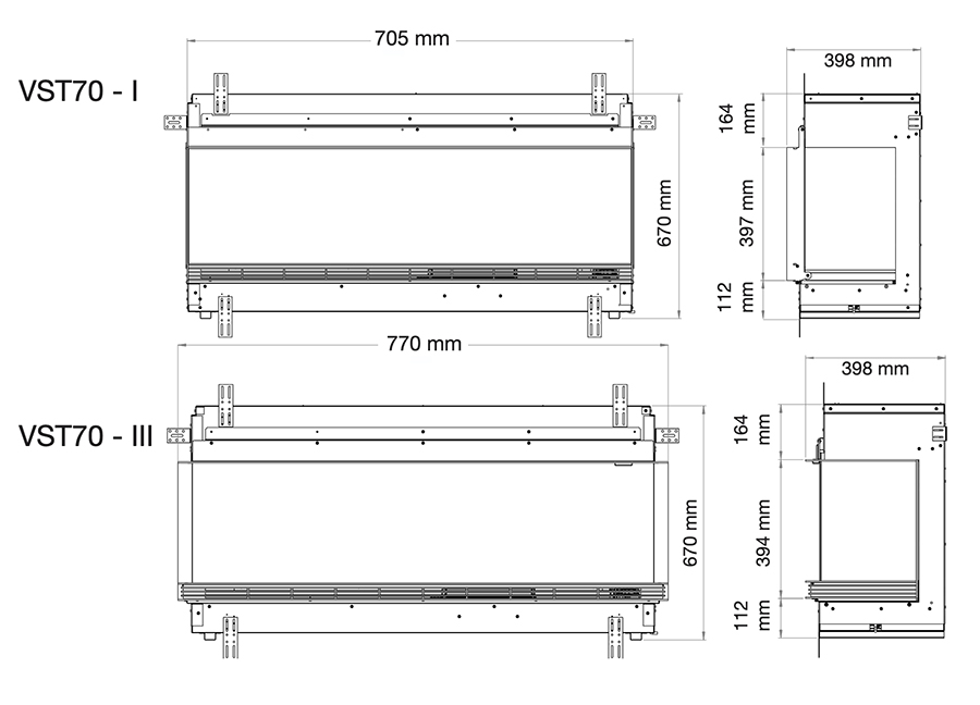 Dimplex Vista 70 Opti-V LCD Electric Fire | Flames.co.uk