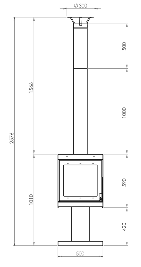 Firebloom Fresco - Outdoor Wood Burning Stove | Flames.co.uk