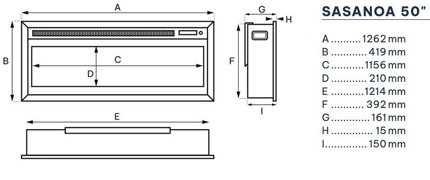 Focal Point Ennolux 1500 LCD Electric Fire UK | Flames.co.uk