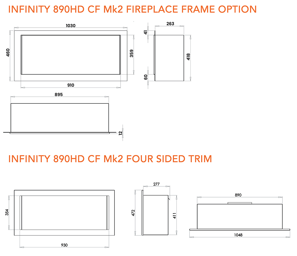 Infinity 890HD MK2 Gas Fire | Flames.co.uk