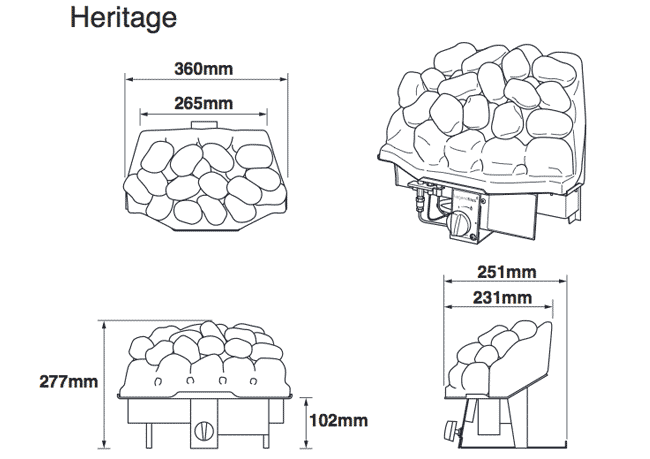 Legend Heritage Gas Fire Tray | Flames.co.uk