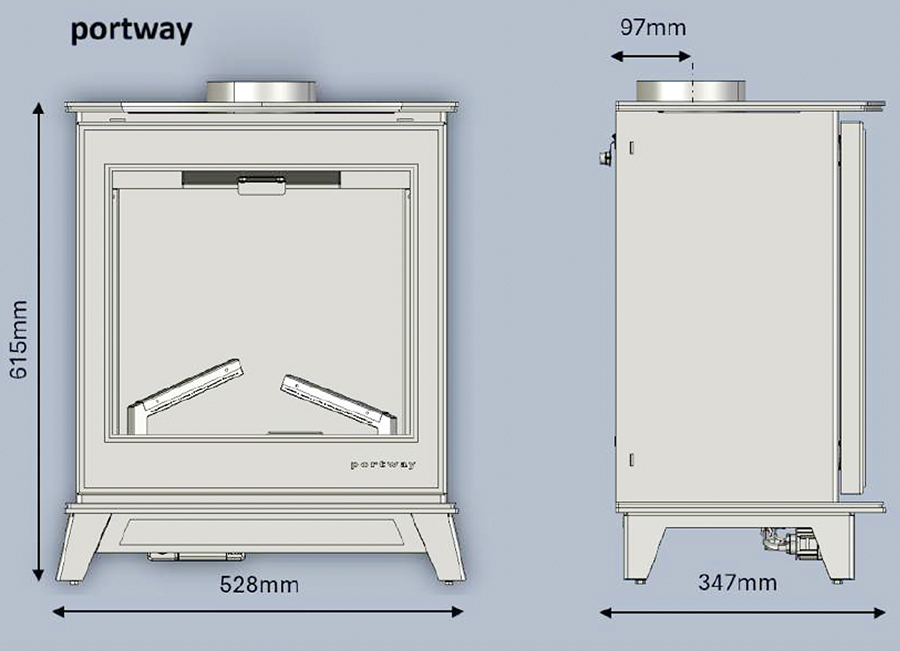 Portway Liberty Gas Stove | Flames.co.uk