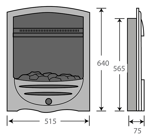 PureGlow Freya Illusion Electric Fire | Flames.co.uk