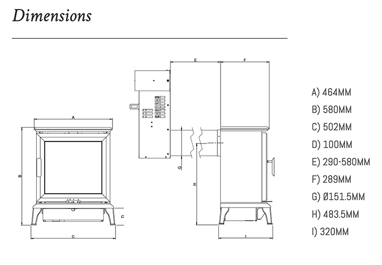 Wildfire Ravel 400C Balanced Flue Gas Stove | Flames.co.uk