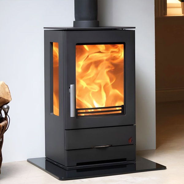 Woodford Pankhurst Medium 5kW Eco Wood Burning Stove | Flames.co.uk