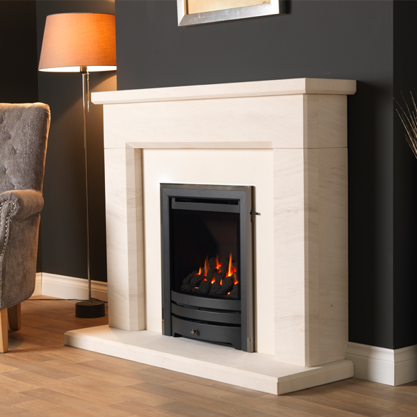 Adore High Efficiency Full Depth Convector Glass Fronted Gas Fire ...