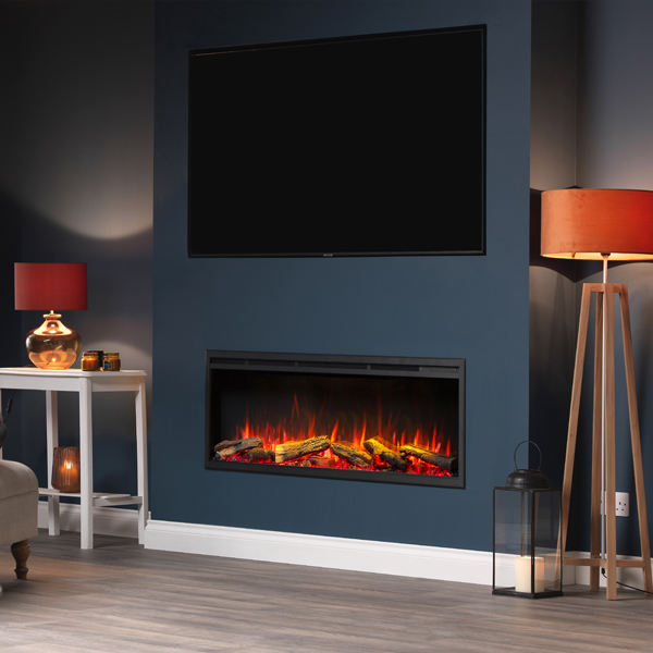 BlazeBright Oxford Deep Lux 1800 1-2-3 Sided Electric Fire | Flames.co.uk