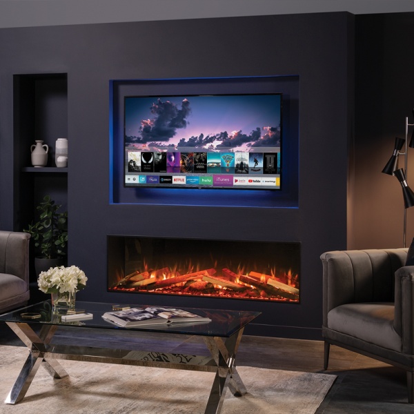 Onyx Orbit Suspended Electric Fire | Flames.co.uk