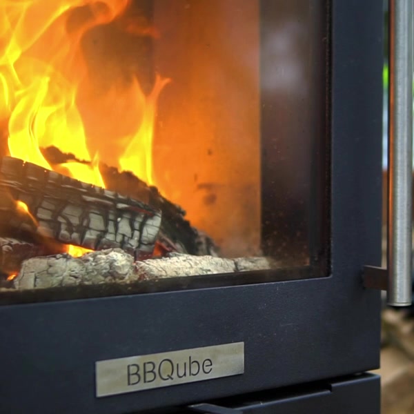 BBQube For Outdoor Kitchen - Outdoor Wood Burning Grill & Heater ...