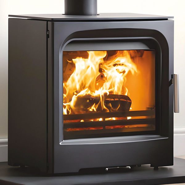 Purevision BPV5W Countryman Wide Slimline 5kW Multi-Fuel Stove | Flames ...