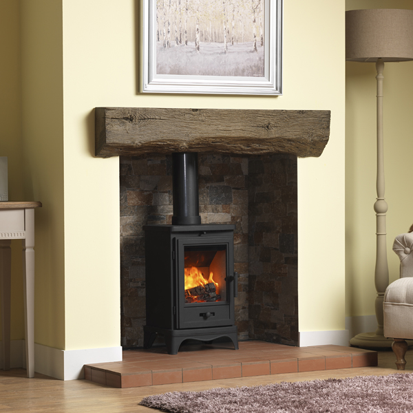 Penman Bassington Eco Multi-Fuel Stove - Black | Flames.co.uk