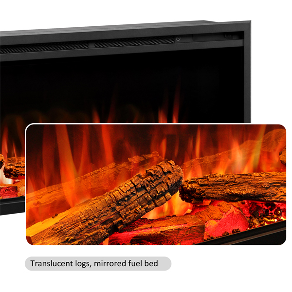 BlazeBright Oxford Deep Lux 1500 1-2-3 Sided Electric Fire | Flames.co.uk