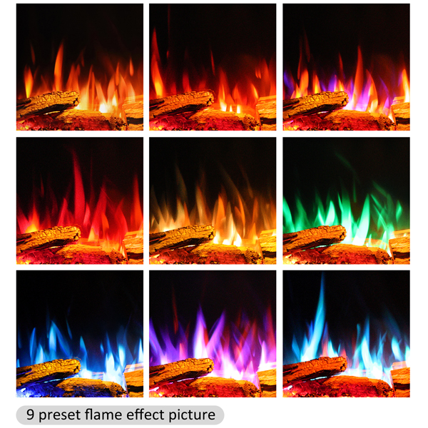 BlazeBright Oxford Deep Lux 1500 1-2-3 Sided Electric Fire | Flames.co.uk