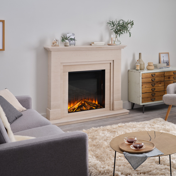 British Fires New Forest 650sq Electric Fire | Flames.co.uk