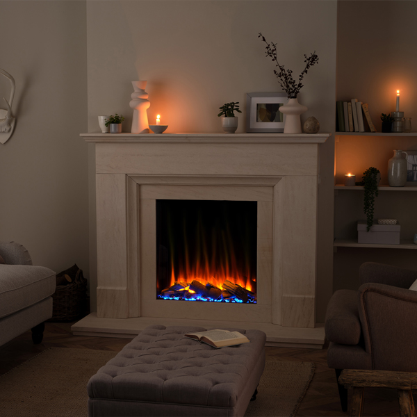 British Fires Hinton Cast Iron Electric Stove | Flames.co.uk