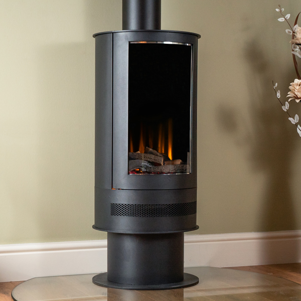 British Fires Hinton Cast Iron Electric Stove | Flames.co.uk