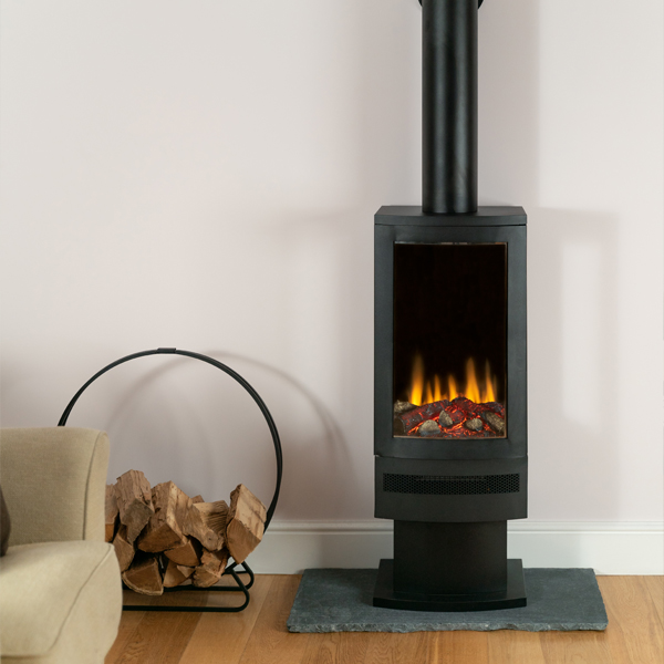 British Fires Hinton Cast Iron Electric Stove | Flames.co.uk
