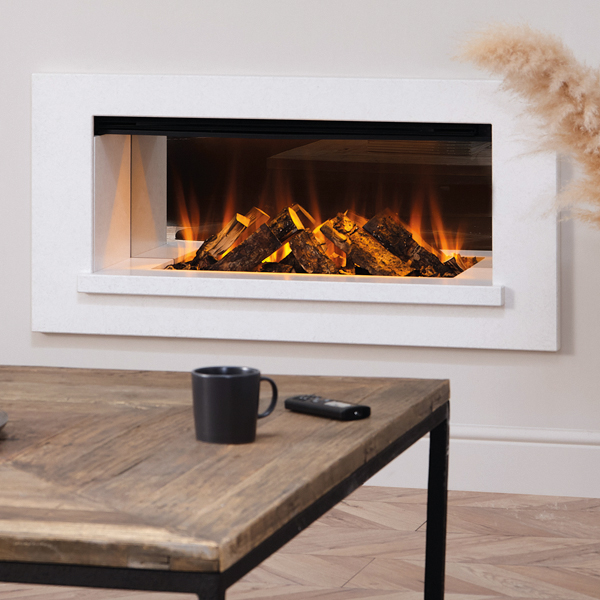 British Fires Holbury Inset Electric Fireplace Suite | Flames.co.uk