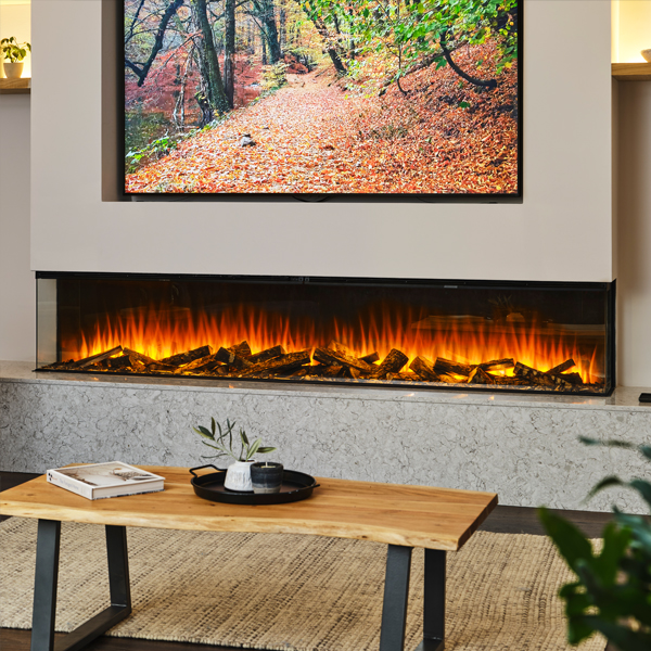 British Fires New Forest 1600 Electric Fire | Flames.co.uk