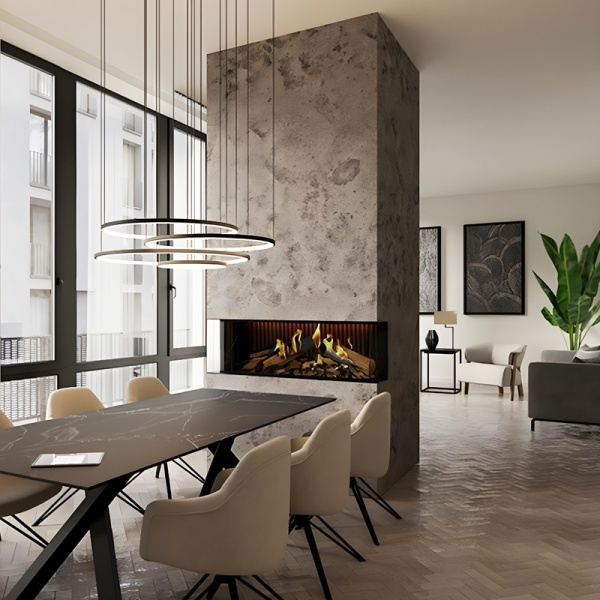 DRU Virtuo Electric Fires | Arts Wall Heaters | Flames.co.uk