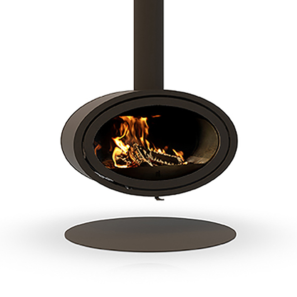 Dik Geurts Oval Wood Burning Stove | Flames.co.uk