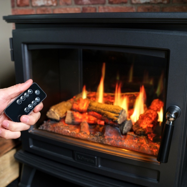 Dimplex Belgravia Opti-V Electric Stove | Flames.co.uk