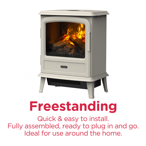 Dimplex Fortrose Optimyst Electric Stove | Flames.co.uk