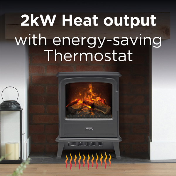 Dimplex Fortrose Optimyst Electric Stove | Flames.co.uk