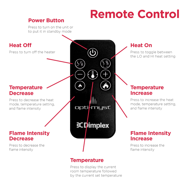 Dimplex Fortrose Optimyst Electric Stove | Flames.co.uk