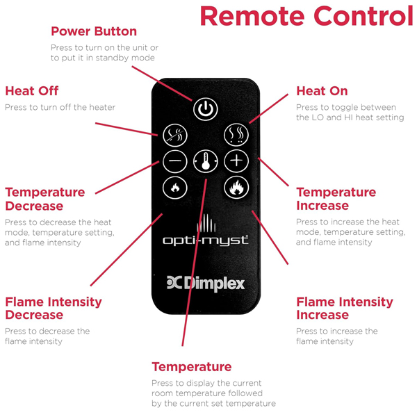 Dimplex Ropley Optimyst Freestanding Electric Fire | Flames.co.uk