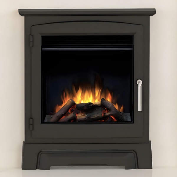 British Fires Hinton Cast Iron Electric Stove | Flames.co.uk