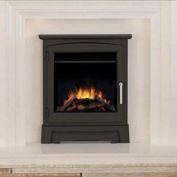 British Fires Hinton Cast Iron Electric Stove | Flames.co.uk