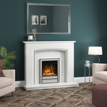 Elgin & Hall Mosello Marble Fireplace | Flames.co.uk