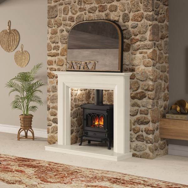 Elgin & Hall Odella Inglenook Marble Fireplace | Flames.co.uk