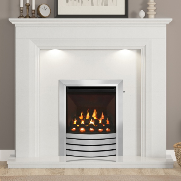Elgin & Hall Odella Marble Fireplace | Flames.co.uk