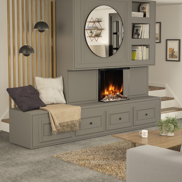Elgin & Hall Pryzm Arteon 600 3SP Built-In Electric Fire | Flames.co.uk