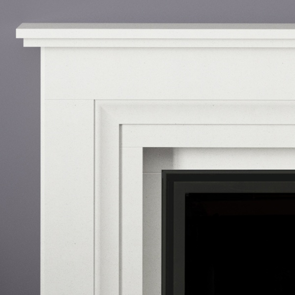 Elgin & Hall Seaton 750CF Marble Gas Fireplace Suite | Flames.co.uk