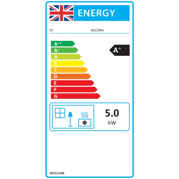 F2 Fires Accona 5kW Log Store Multi-Fuel Stove | Flames.co.uk