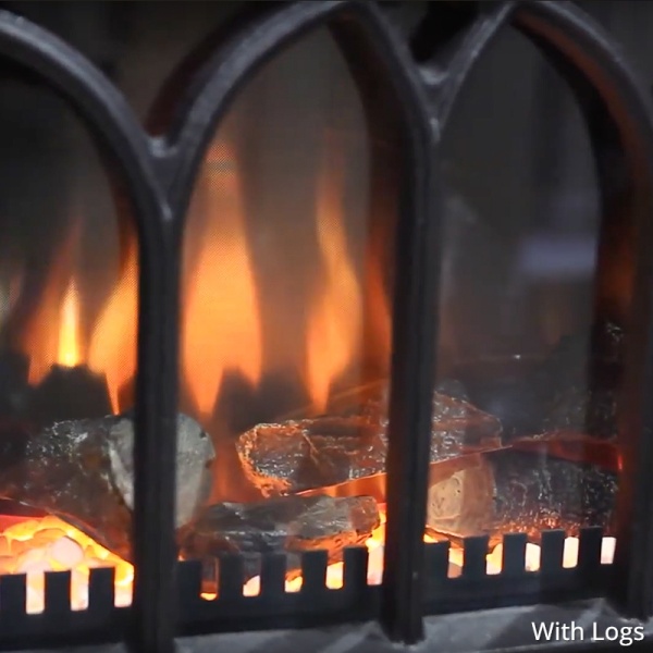 British Fires Hinton Cast Iron Electric Stove | Flames.co.uk