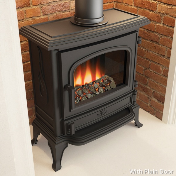 British Fires Hinton Cast Iron Electric Stove | Flames.co.uk