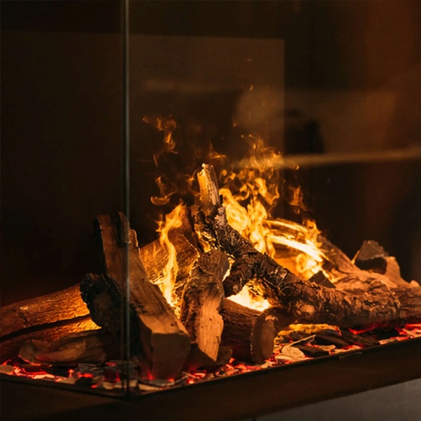 Faber e-MatriX Mood 800-500 II 2-Sided Electric Fireplace | Flames.co.uk