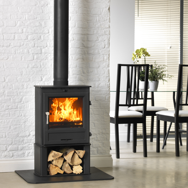 Fireline FQ5W Wide 5kW Multi-Fuel Stove | Flames.co.uk