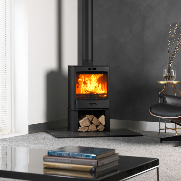Fireline FQ5W Wide 5kW Multi-Fuel Stove | Flames.co.uk