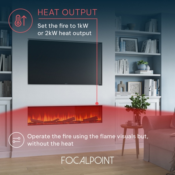 Focal Point Ennolux 1500 LCD Electric Fire UK | Flames.co.uk